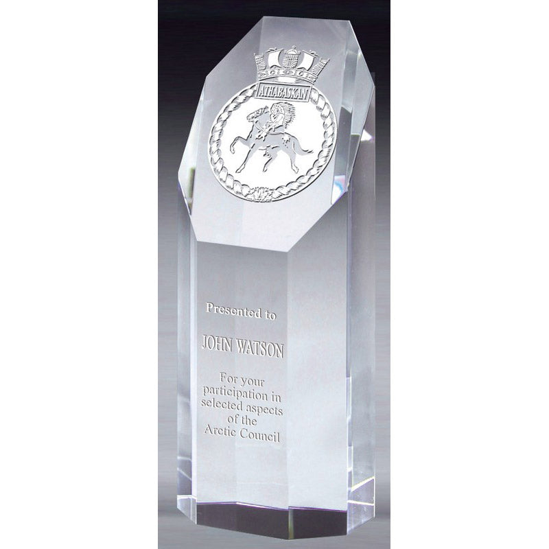 Crystal Octagon Tower – Grayhawk Awards